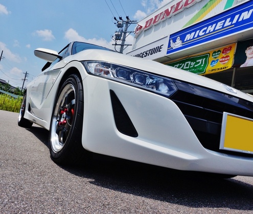 S660にボルクレーシングTE37KCR取付♪ | 多治見店 | 店舗ブログ | タイヤ＆ホイールの専門店「クラフト」